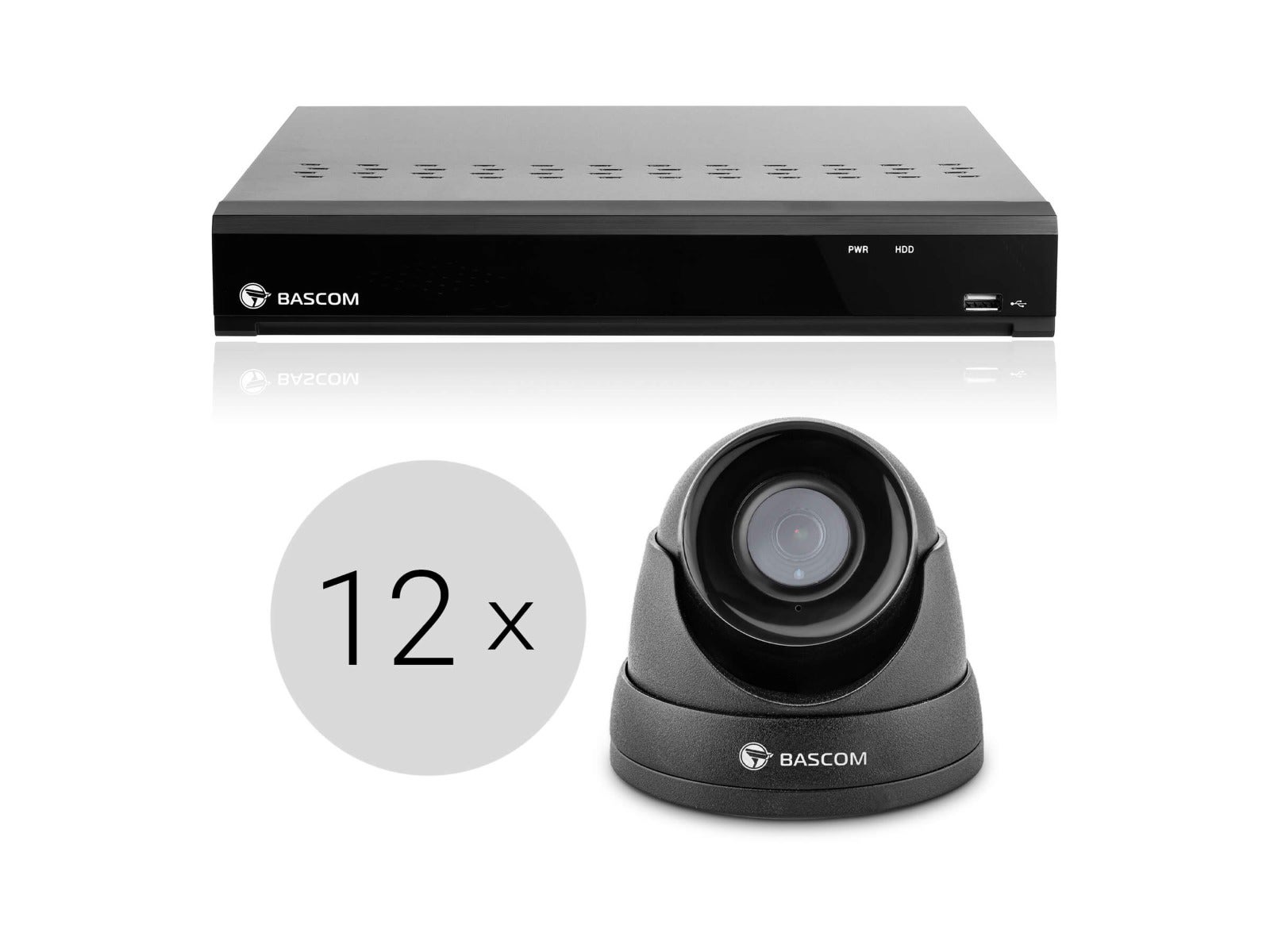 Kabelloses 12-Dome-System - Bascom